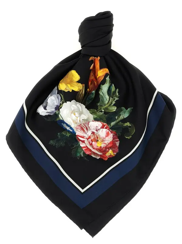 MAISON MARGIELA Four Stitches' Scarf - Black