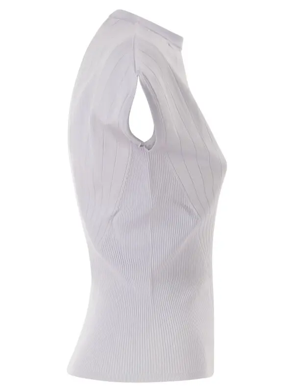 Sportmax Ribbed Viscose Jumper