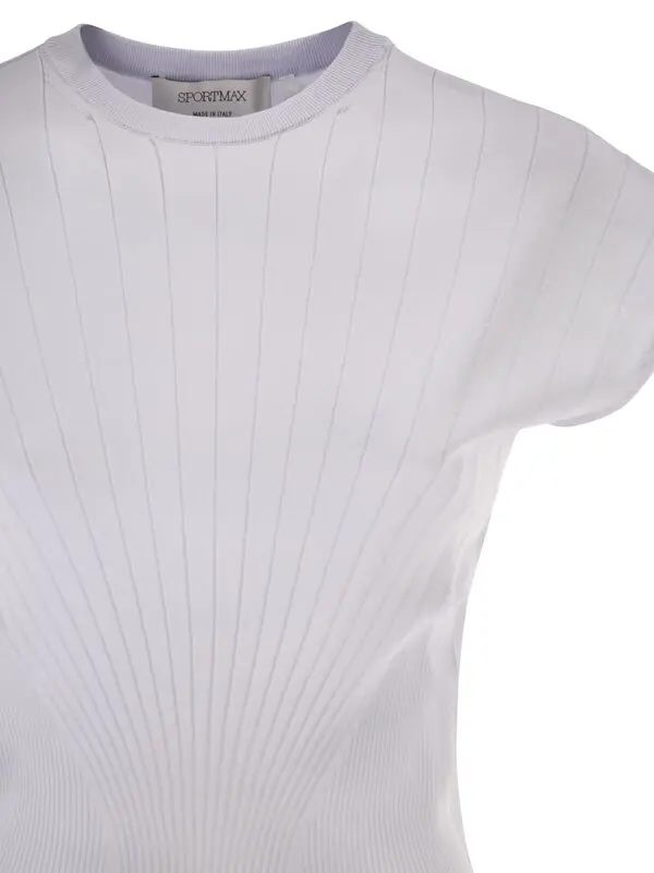 Sportmax Ribbed Viscose Jumper