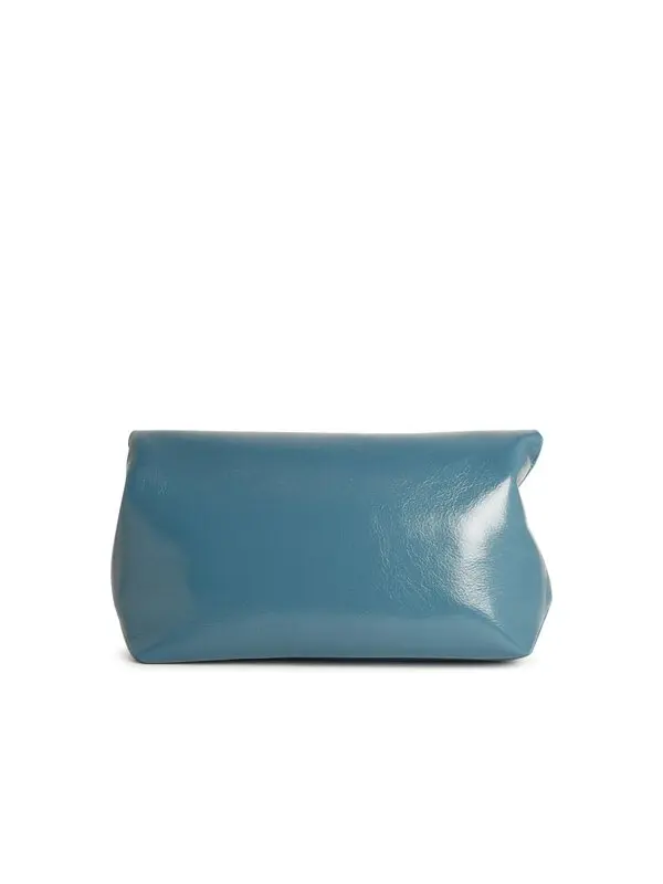 JIL SANDER Jewel Leather Clutch - Blue