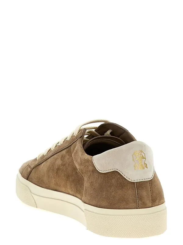 Brunello Cucinelli Suede Lace-up Sneakers