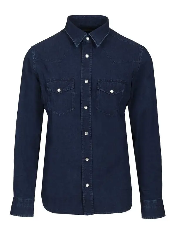 TOM FORD Lightweight Denim Western Shirt