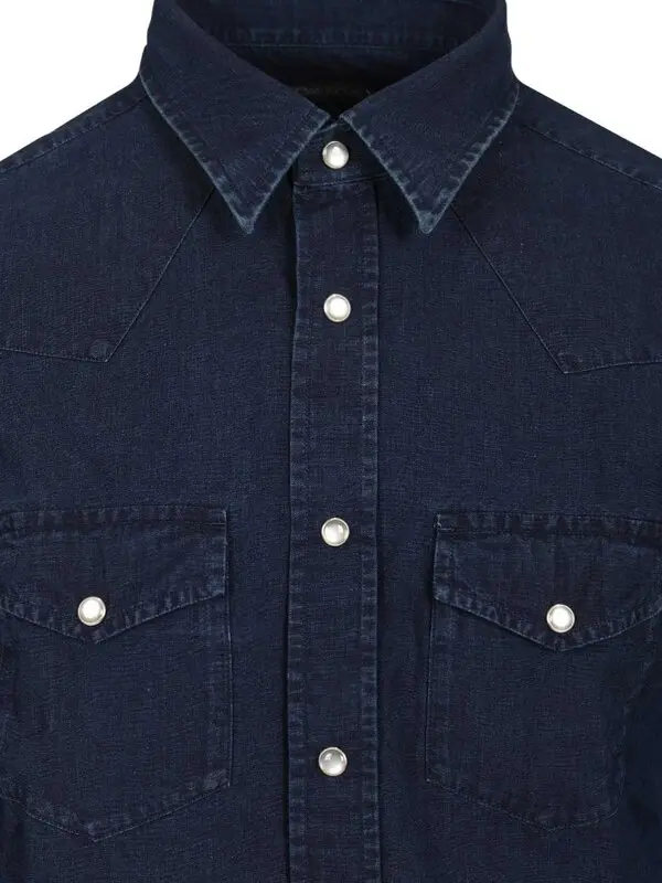 TOM FORD Lightweight Denim Western Shirt