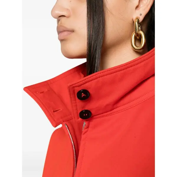 Alaïa Cropped Jacket With High Neck And Zip Fastening