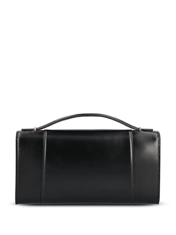 Balenciaga Hourglass Pochette With Handle - Black