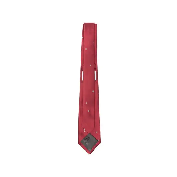 VIVIENNE WESTWOOD Silk Tie With Orb Embroidery