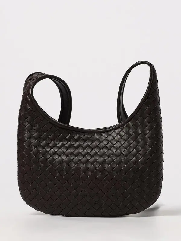 Bottega Veneta Woven Leather Shoulder Bag - Brown