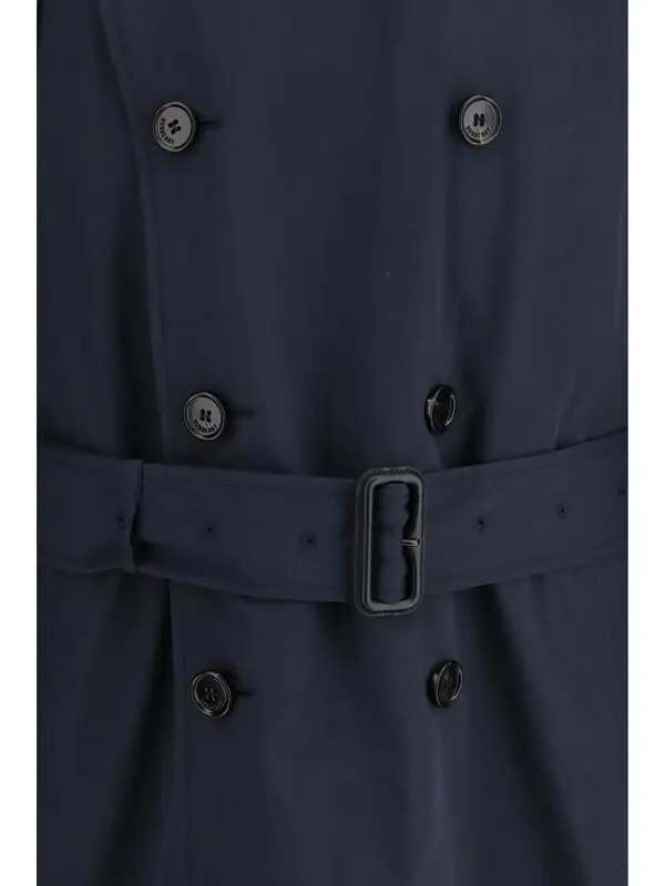 Burberry Highbury Mixed Cotton Trench Coat