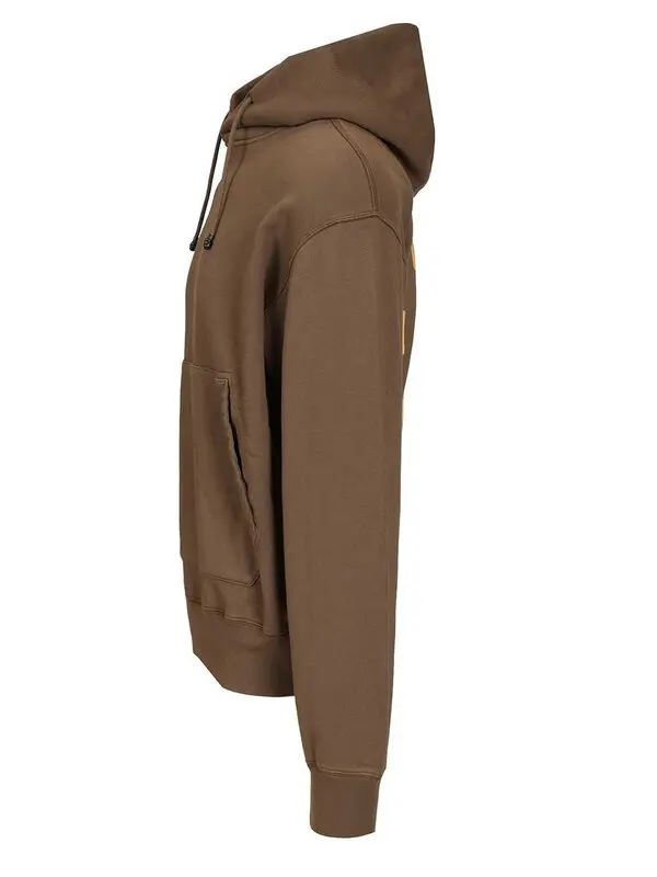 Stone Island Organic Cotton Oversized Hoodie With Drawstring