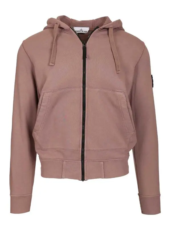 Stone Island Hooded Full Zip Sweatshirt