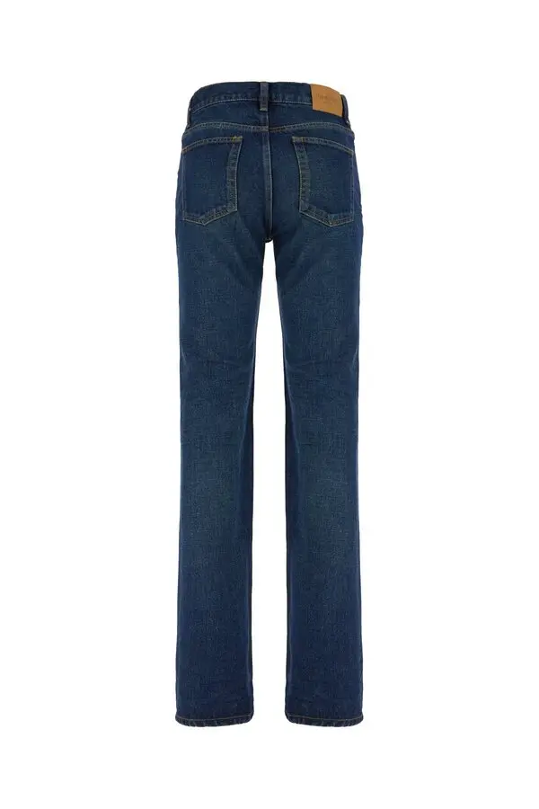 Saint Laurent Dark Wash Straight Leg Jeans