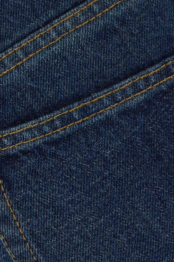 Saint Laurent Dark Wash Straight Leg Jeans