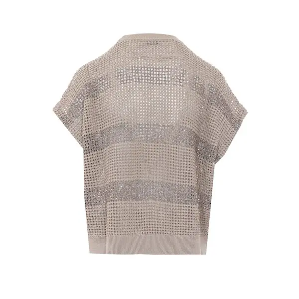 Brunello Cucinelli Perforated Knit Sweater