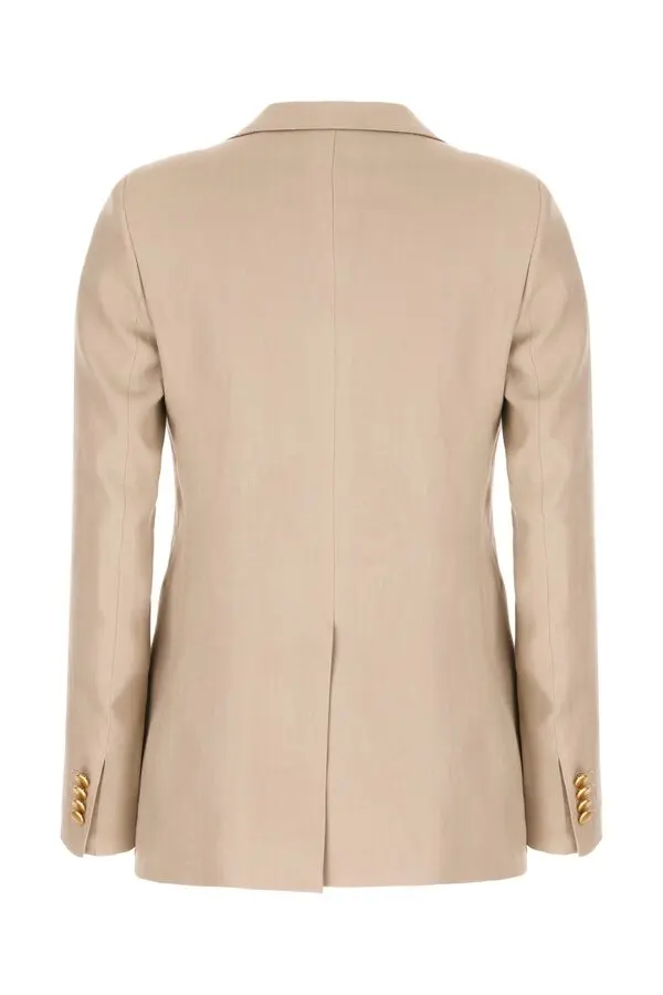 Tagliatore Double-breasted Blazer With Gold-tone Buttons - Multicolor