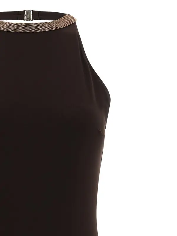 Brunello Cucinelli Embellished One-piece Swimsuit