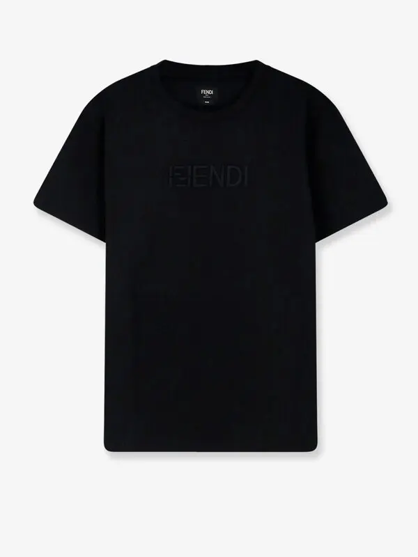 Fendi Slim Fit Cotton T-shirt - Multicolor