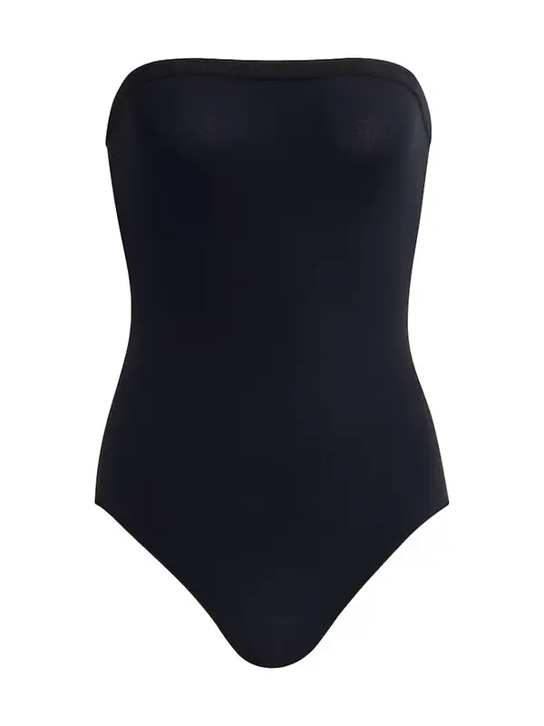 Alaïa Second-skin Knit Bustier Body - Black