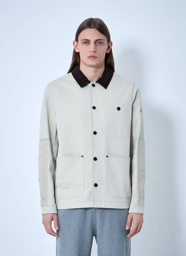 Moncler Frgmt Hiroshi Fujiwara Geike Cotton Twill Jacket With Corduroy Collar