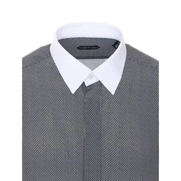 TOM FORD Graphic Shirt - Black