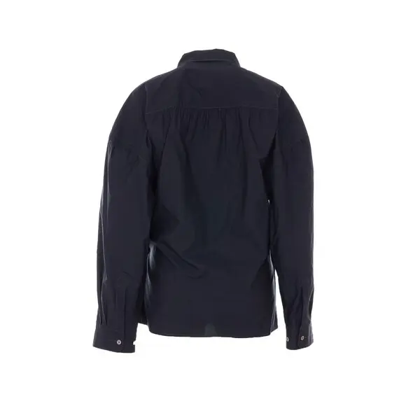 LEMAIRE Straight Collar Twisted Shirt - Blue