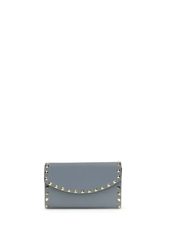 Valentino Garavani Rockstud Chain Wallet - Blue