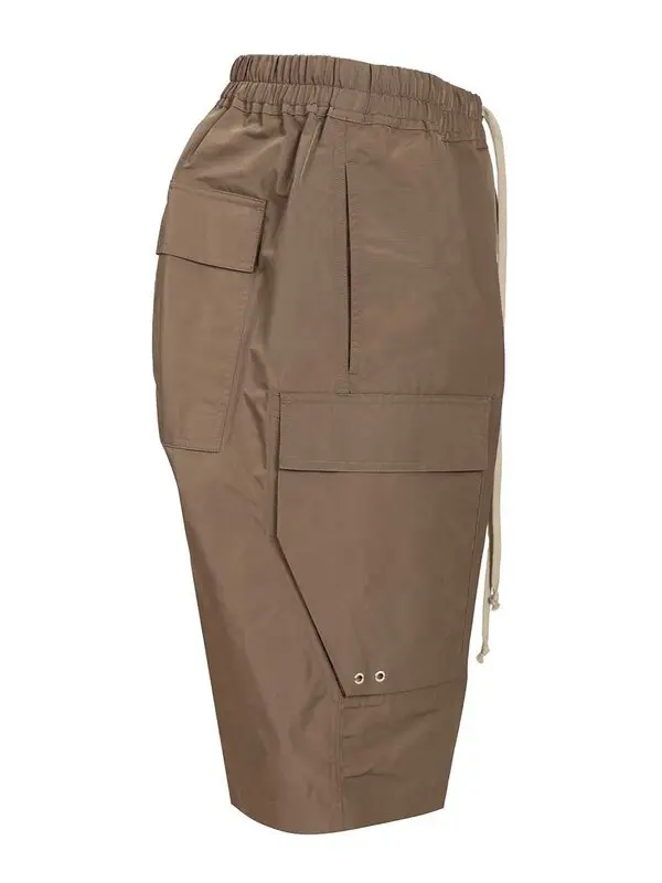 Rick Owens Cargo Shorts Pods - Brown