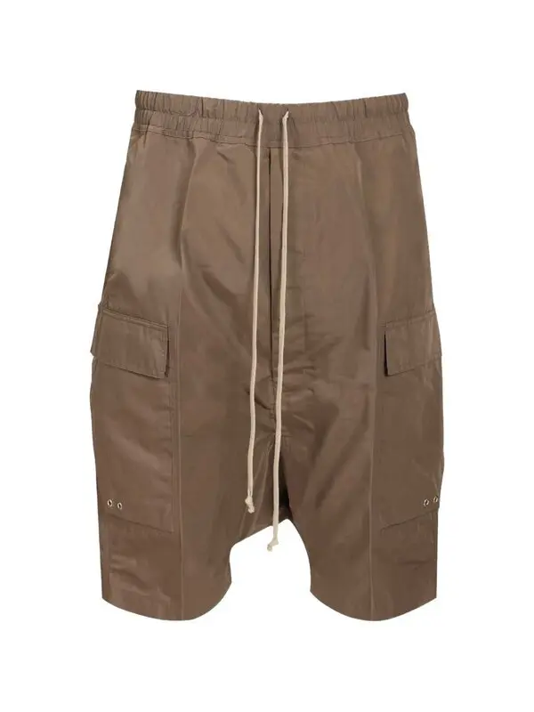 Rick Owens Cargo Shorts Pods - Brown