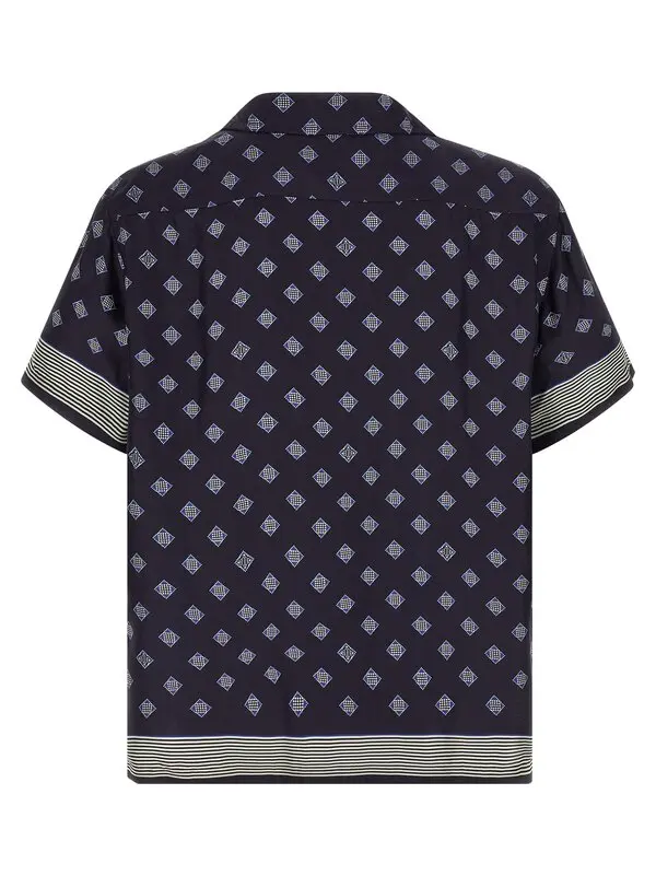 BODE Foyer Diamond' Shirt - Blue