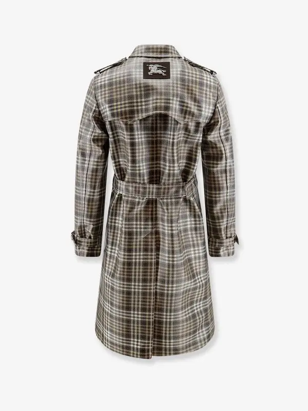 Burberry Foxfield Madras Trench Coat - Multicolor