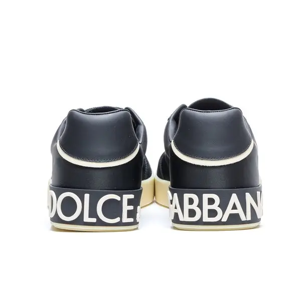 Dolce & Gabbana Portofino Suede And Fabric Sneakers