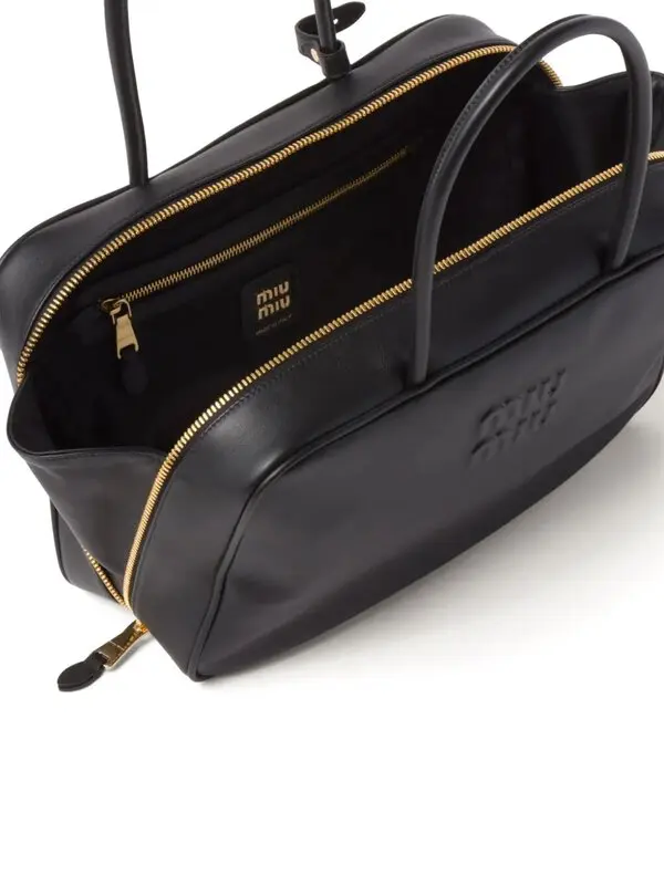 Miu Miu Leather Top Handle Bag