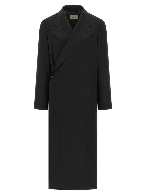 LEMAIRE Wool Crêpe Coat - Blue