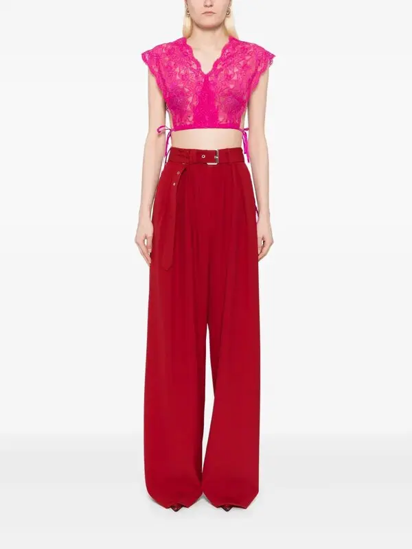 Dries Van Noten Peaches Bis Trousers - Red