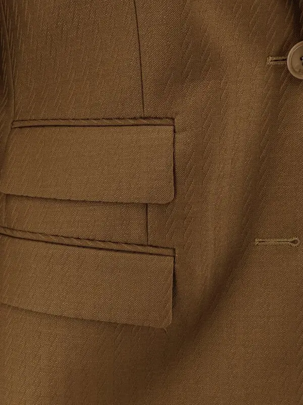 Burberry Siora Wool And Mohair Blazer