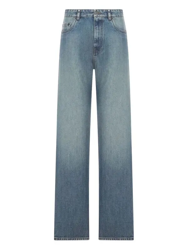 Miu Miu Straight Leg Jeans - Multicolor