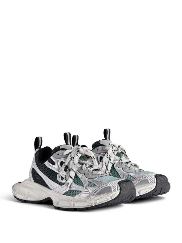 Balenciaga 3xl Distressed Effect Sneakers - Gray