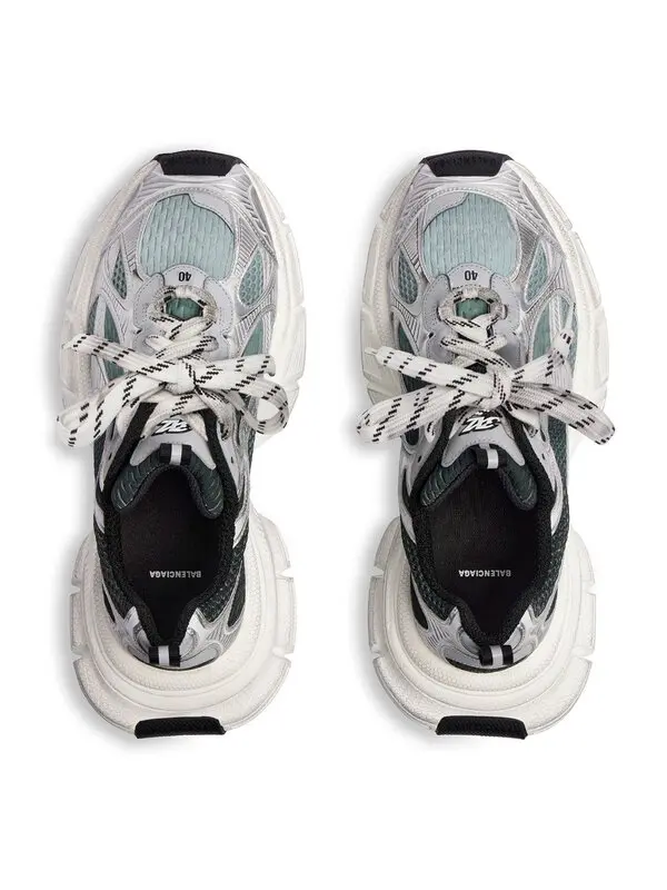 Balenciaga 3xl Distressed Effect Sneakers - Gray