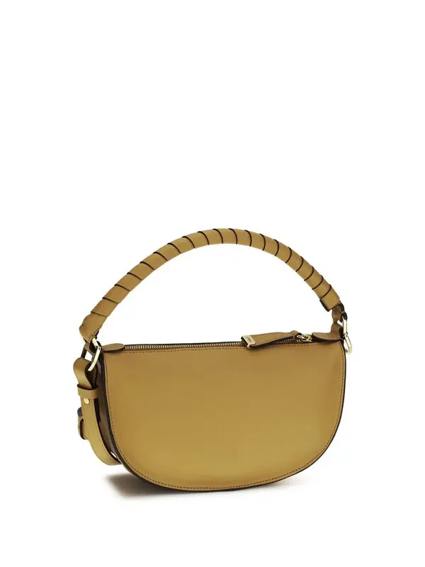 Chloé Marcie Mini Shoulder Bag In Smooth Calfskin - Brown