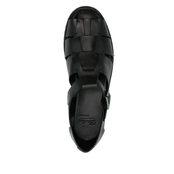 Paraboot Sandals With Side Buckle - Black