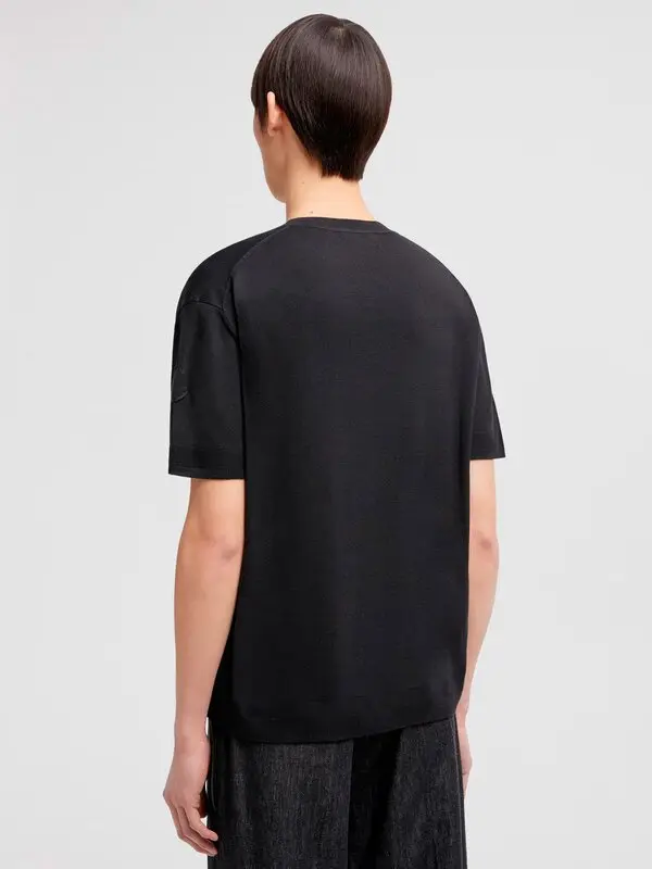 Moncler Silk & Cotton Knit T-shirt