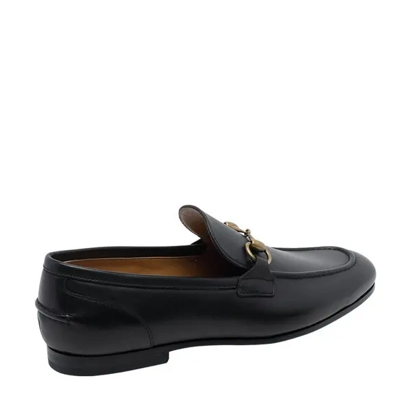 Gucci Jordaan Loafers With Horsebit Detail - Black