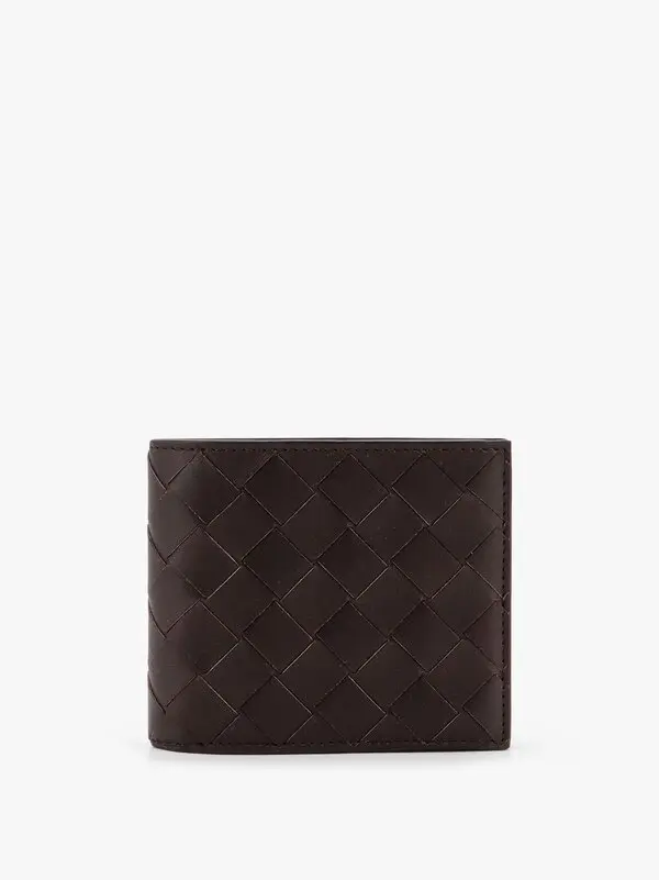 Bottega Veneta Leather Walllet With Intrecciato Motif - Multicolor