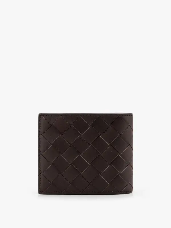 Bottega Veneta Leather Walllet With Intrecciato Motif - Multicolor