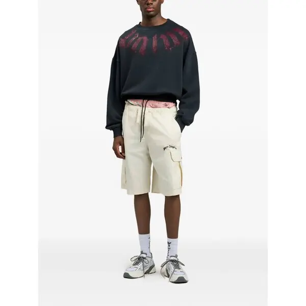Palm Angels Cotton Elastane Lycra Sweatshirt