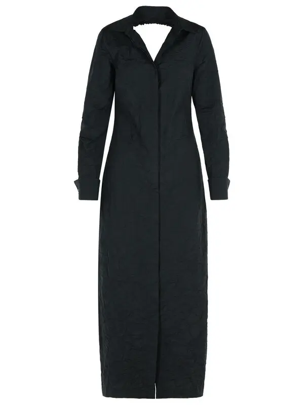 Max Mara Rovigo Cotton Blend Dress - Black