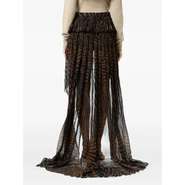 Blumarine Asymmetric Draped Skirt