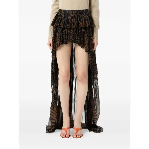 Blumarine Asymmetric Draped Skirt