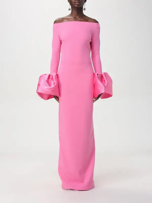 Solace London Strapless Gown - Pink