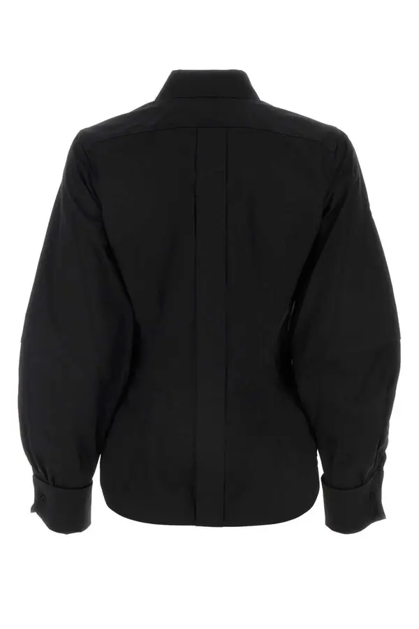 Max Mara Stretch Poplin Shirt - Black