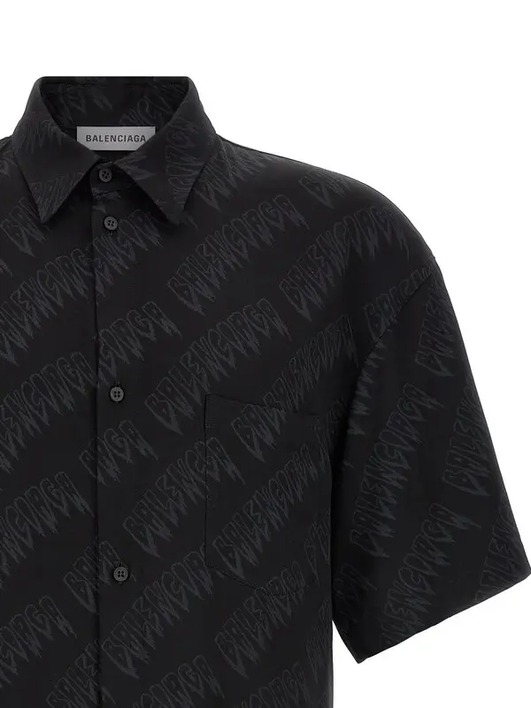 Balenciaga Logo Shirt - Black